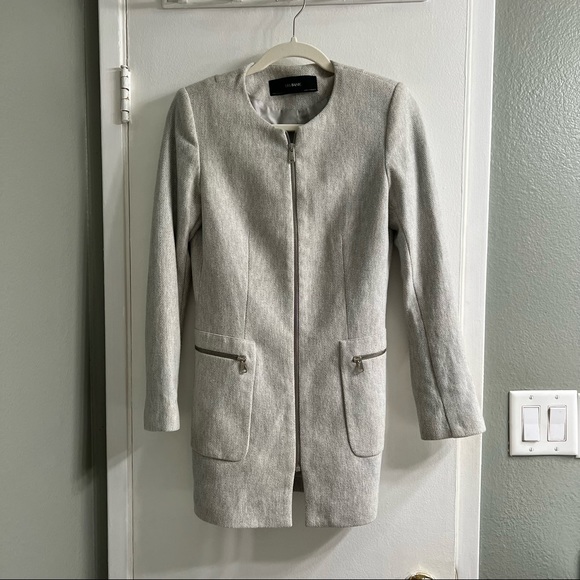 Zara | Jackets & Coats | Zara Fitted Cream Jacket | Poshmark